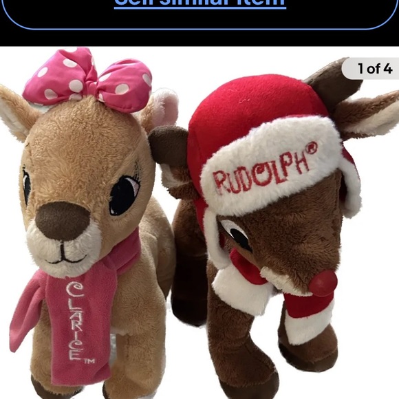 Holiday | Dan Dee Rudolph The Red Nosed Reindeer Clarice Plush Stuffed ...
